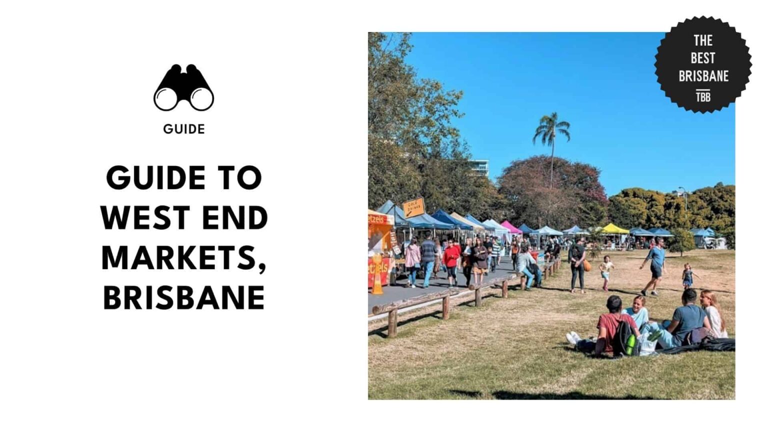 Snack and Shop at West End Markets in Brisbane